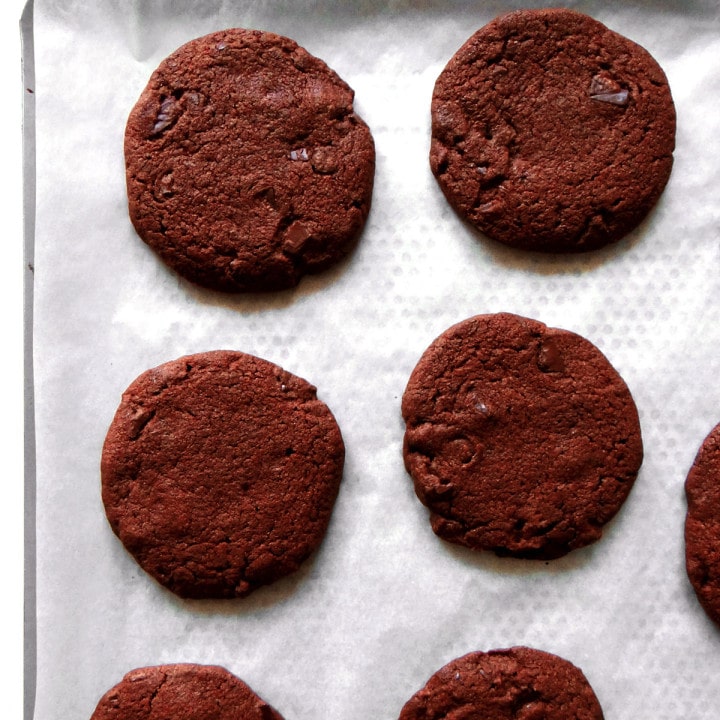 Chocolate sables (French sablés) - Picnic on a Broom