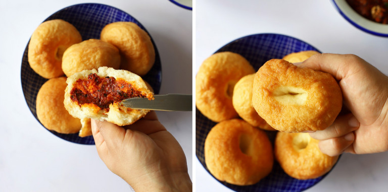 Pişi (Pillowy Turkish fried bread) - Picnic on a Broom