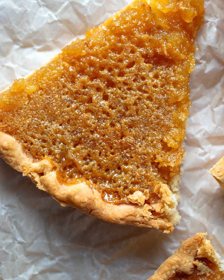 Homemade treacle tart - Picnic on a Broom